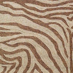 Brown Zebra Outdoor Rugs - Home Infatuation.